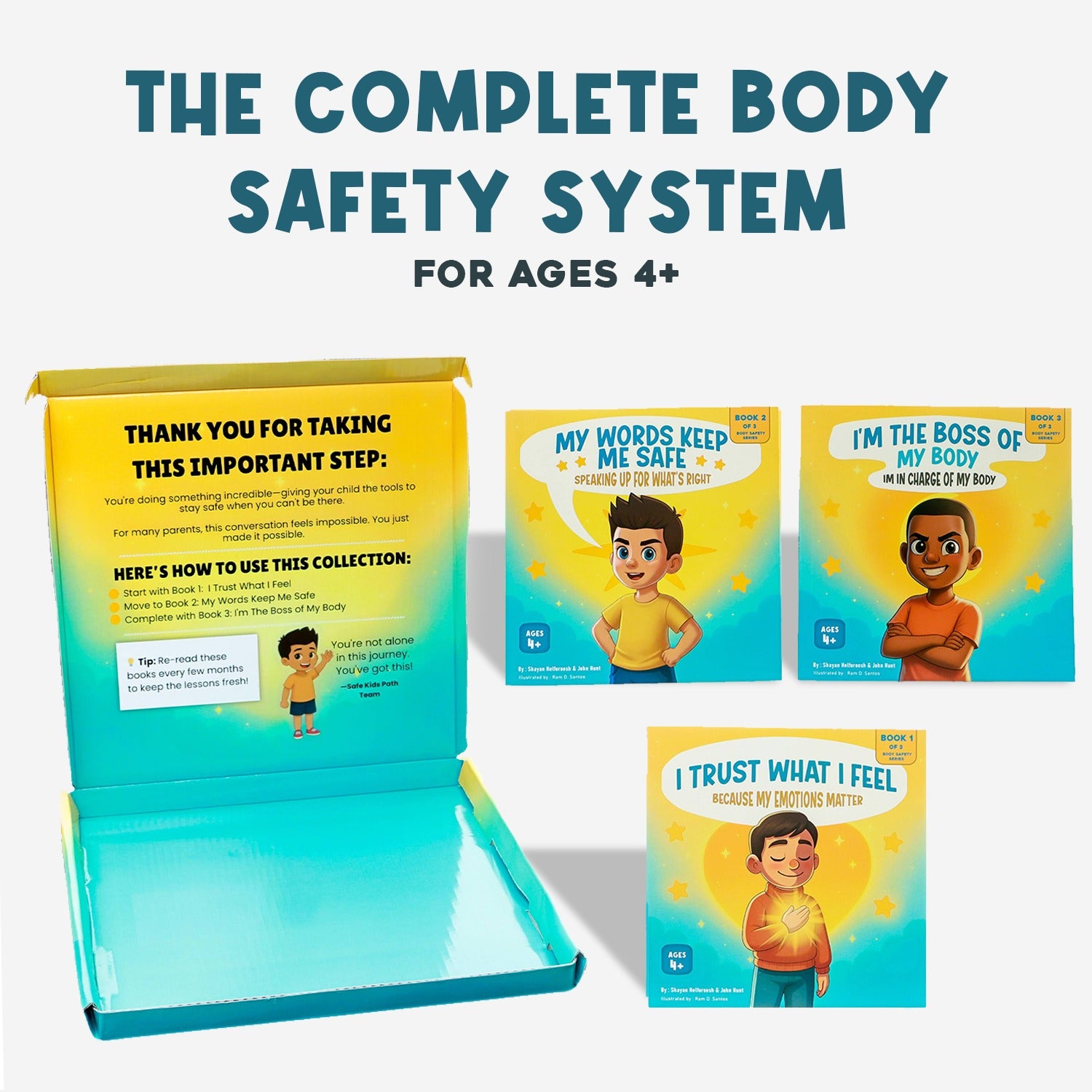 Children's Body Safety & Protection Book Set – Safe Kids Path